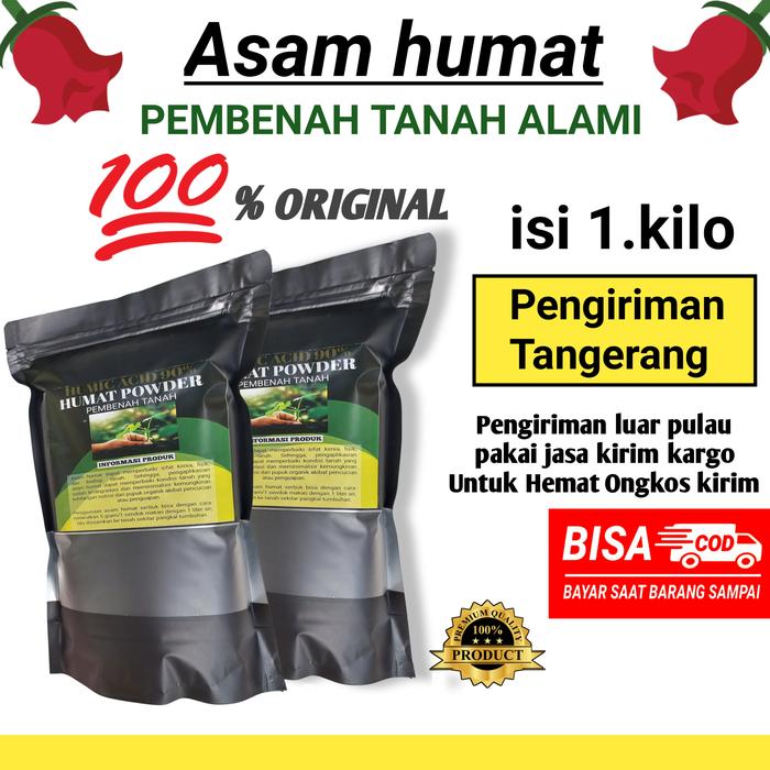 Jual Asam Humat Pupuk Pembenah Tanah Original kemasan isi 1 kilo Termurah - Kab. Tangerang ...
