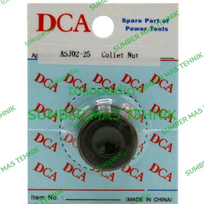 Jual COLLET NUT ASJ02-25 MUR MATA MESIN BOR BOTOL ASJ DCK DCK DONGCHENG ...