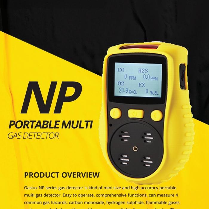 Jual NP Portable Multigas Detector LEL,O2,H2S,CO Gas Detector - Jakarta ...