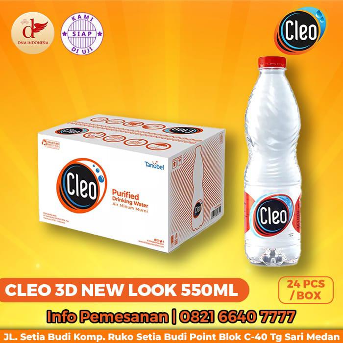 Jual Cleo Air Mineral 550ml kemasan botol. Isi dus 24 botol. - Kota ...