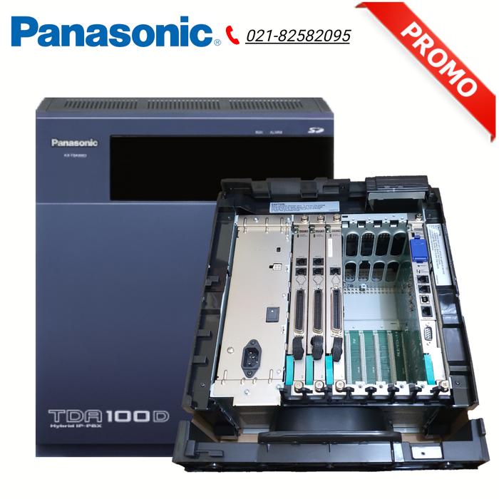 Jual Pabx Panasonic KX-TDA100D Kap. 8 Line 4 Ext Digital 48 Ext Analog ...