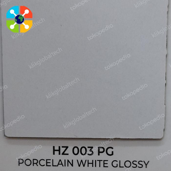 Jual HOMEGA HPL SOLID GLOSSY HZ 003 PG Porcelain White Glossy - Jakarta ...