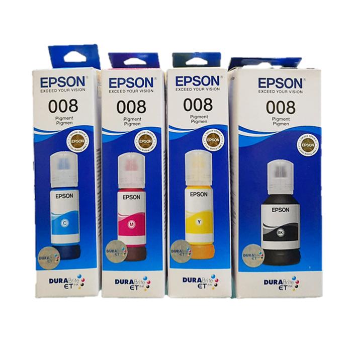Jual Tinta 008 original Printer Epson Ecotank L15150/L15160 - Cyan ...