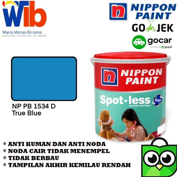 Jual NIPPON PAINT INTERIOR SPOT-LESS PLUS 20 LITER - TRUE BLUE PB 1534D ...