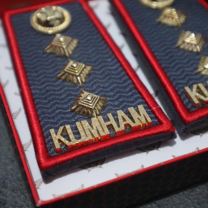 Jual atribut pangkat kemenkumham pdh 4b terbaru lis merah - Jakarta ...