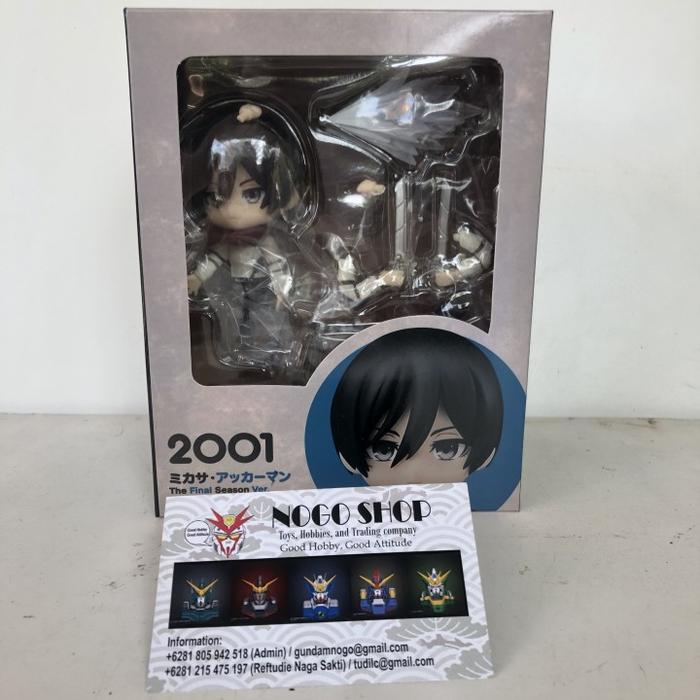Jual Nendoroid Nendo 2001 The Final Session Mikasa Ackerman Attack on ...