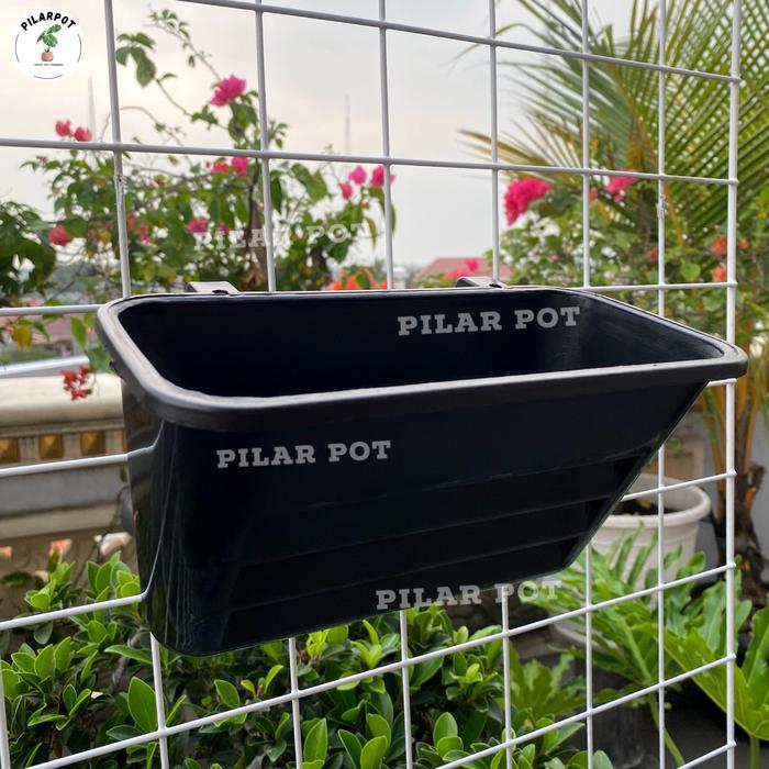 Promo Pot Bunga Tanaman Vertical Tempel Gantung 22 cm - NKT PELANGI 01 ...