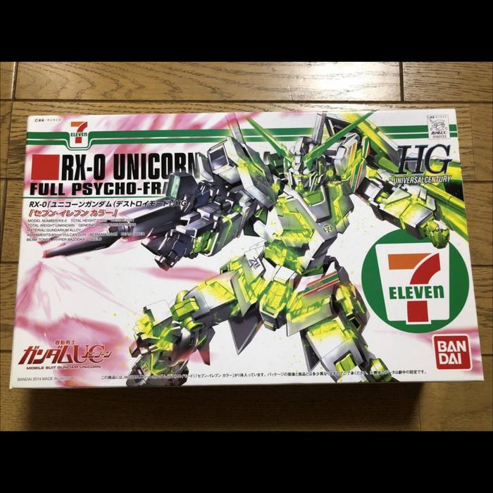 Jual HG 1/144 Unicorn Gundam (Destroy Mode) Full Psycho Seven-Eleven ...