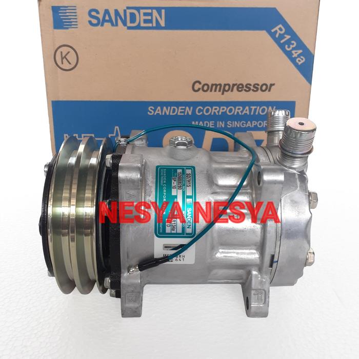 Jual Compressor Compresor Kompressor Kompresor AC Mobil SANDEN SD7H15 R-134a R134a R134 Pulley ...