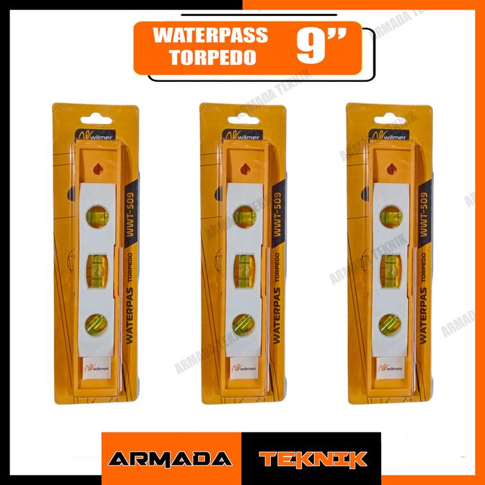Jual Waterpass Magnet 9” Waterpas Magnetic Torpedo Level 9 Inch - Kota ...