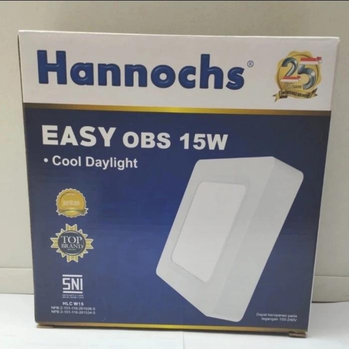 Jual DOWNLIGHT LED OUTBOW KOTAK HANNOCH EASY 15WATT - Jakarta Pusat ...