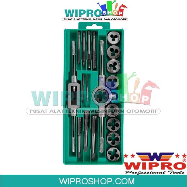 Jual WIPRO Snai Tap Set / Tap And Die Set / Tap ulir Drat Mur Baut WP ...