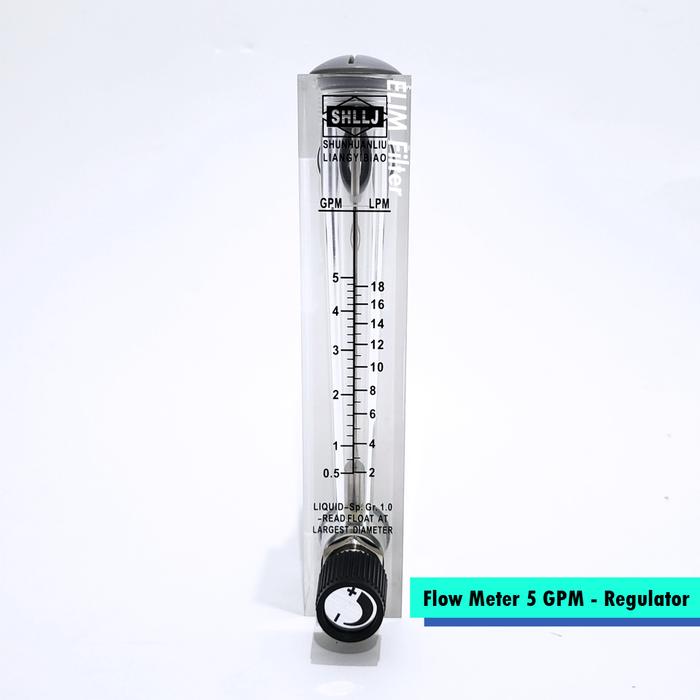 Jual Flow Meter 5 GPM - REGULATOR - Kota Surabaya - ELIM FILTER | Tokopedia