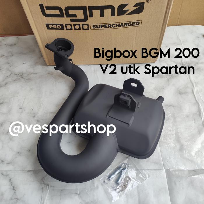 Jual Knalpot 200 cc Bigbox BGM Touring v2 utk PX Excel 200 Spartan ...