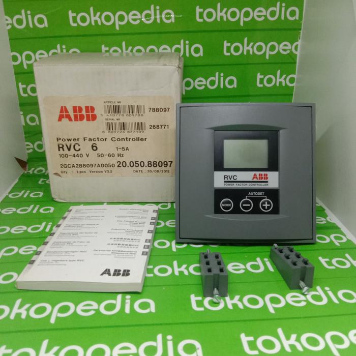 Jual ABB power factor controller RVC 6 100--440 V 2GCA288097A0050 ...
