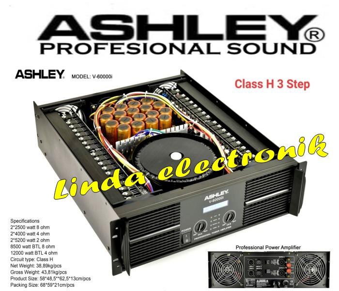 Jual power ashley v60000i v-60000i v 60000i v60000 i class h 3 step ...