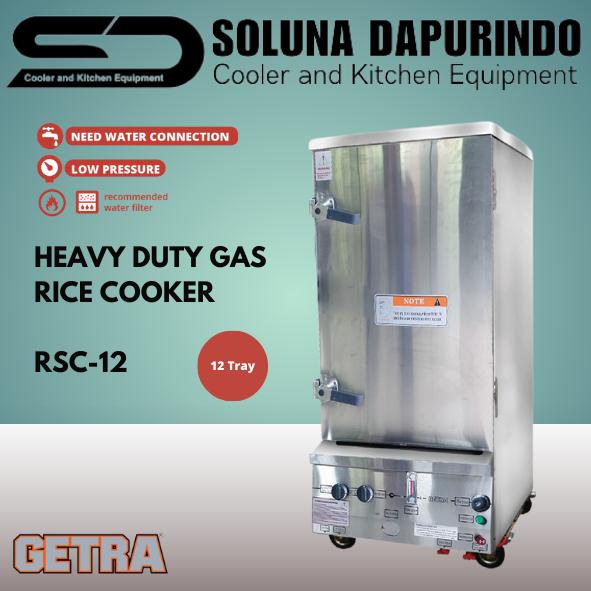 Jual GETRA Heavy Duty Gas Rice Cooker RSC-12 / PENANAK NASI RSC12 ...