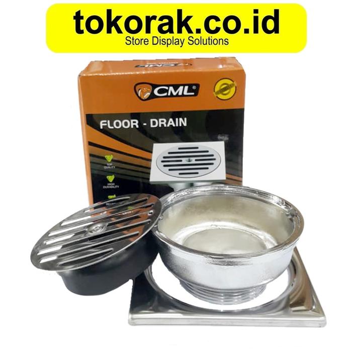 Jual SARINGAN GOT STAINLESS CAMEL FLOOR DRAIN MANGKOK T4 MODEL TOTO ...