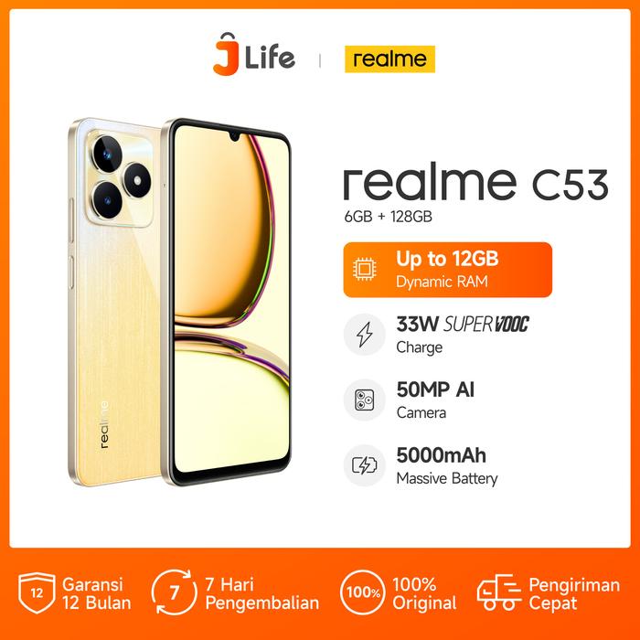Jual JLife - Realme C53 6+128 Champion Gold - Kota Tangerang - Jlife Official Store | Tokopedia