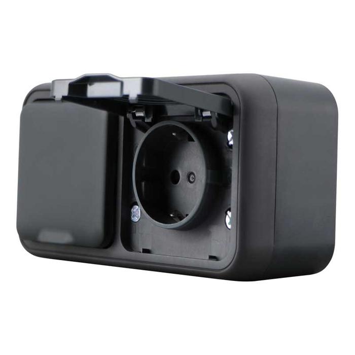 Jual Stop Kontak Double Architech Outbow Outdoor Waterproof Pacific V12 ...