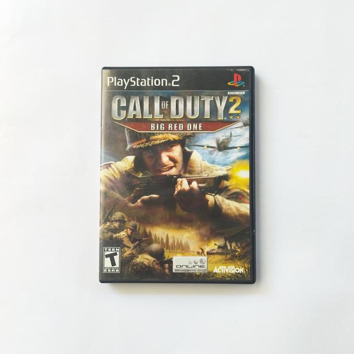 Jual cd ps2/game ps2/kaset ps2/dvd ps2 original call of duty 2 big red ...