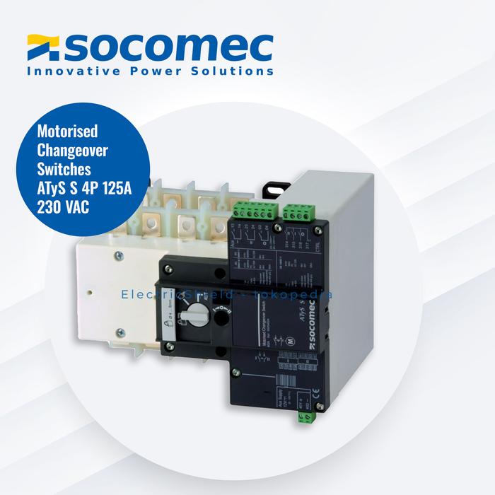 Jual Change Over Switch SOCOMEC ATyS S 4P 125A 230 VAC - Jakarta Pusat - ElectricShield | Tokopedia