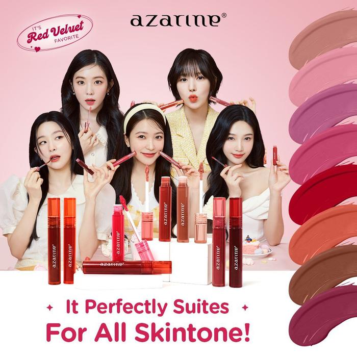 Jual Azarine X Red Velvet Velvety Lippie Cream - 08 Cherry Punch Di ...