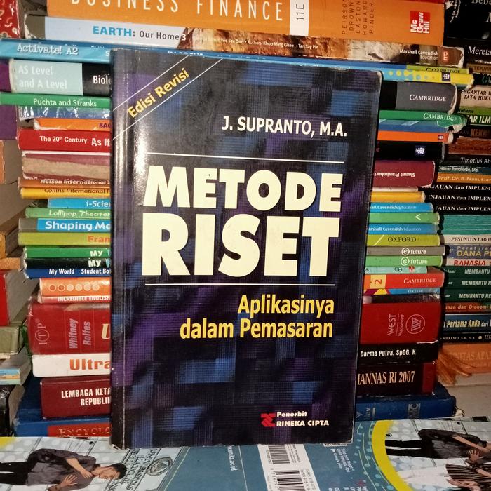 Jual original buku metode riset aplikasinya dalam pemasaran edisi revisi - Jakarta Timur - Toko ...