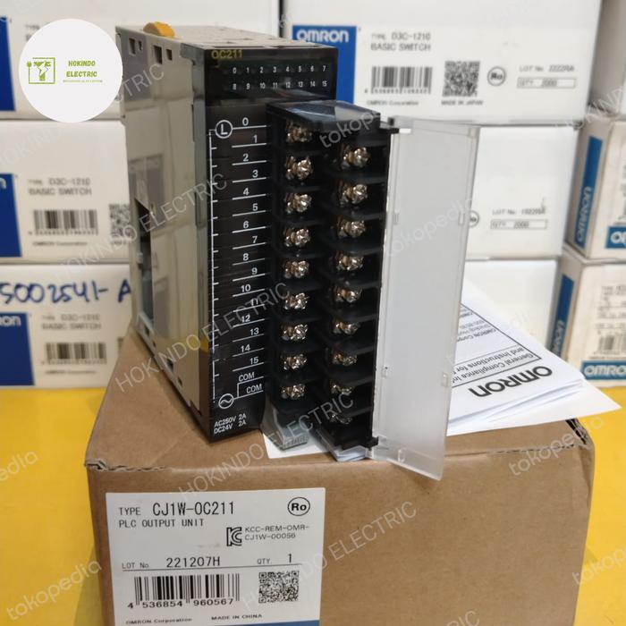 Jual OMRON CJ1W-OC211 PLC OUPUT UNIT OMRON CJ1W-OC211 OMRON ORIGINAL - Jakarta Pusat - HOKINDO ...