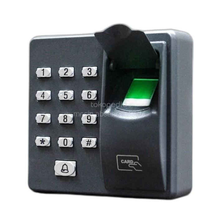 Jual mesin akses pintu access door fingerprint x6 access control rfid ...