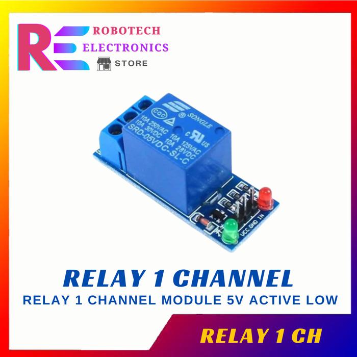 Jual Modul Relay 1 Channel 5V - Kab. Ponorogo - RoboTech Electronics ...