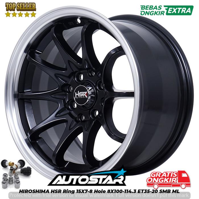 Jual VELG HSR HIROSHIMA 15 BUAT MOBIL Celerio, Ciaz, Baleno - Jakarta ...
