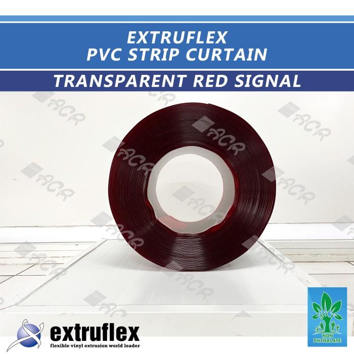 Jual Tirai PVC Curtain Red Signal 20cmx2mm Per Meter - EXTRUFLEX PVC Strip - Jakarta Barat - ACR ...