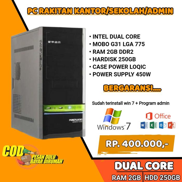 Jual CPU Komputer Dual Core Siap Pakai - Kab. Tangerang - zona_comp ...