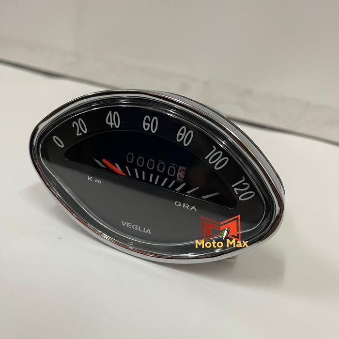Jual Spidometer Speedometer Veglia Vespa Super Sprint Oval VBB Tahun 65 ...
