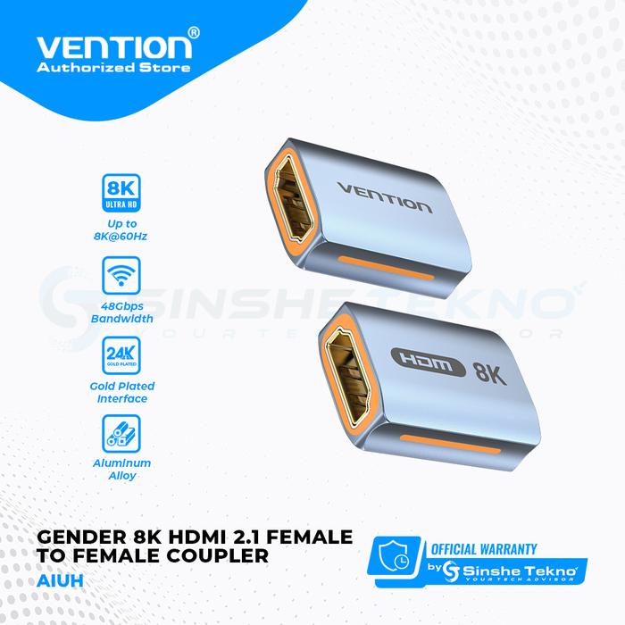 Jual Vention Gender HDMI 2.1 Female to Female Coupler 8K 4K - Jakarta ...