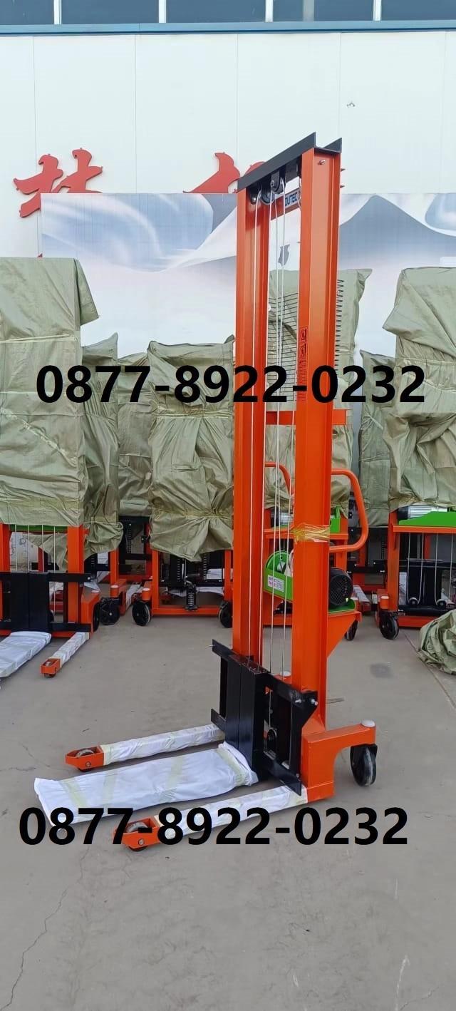 Jual Hand Stacker Electric Hand Lift Hand Forklift 2 Ton x 2 meter ...