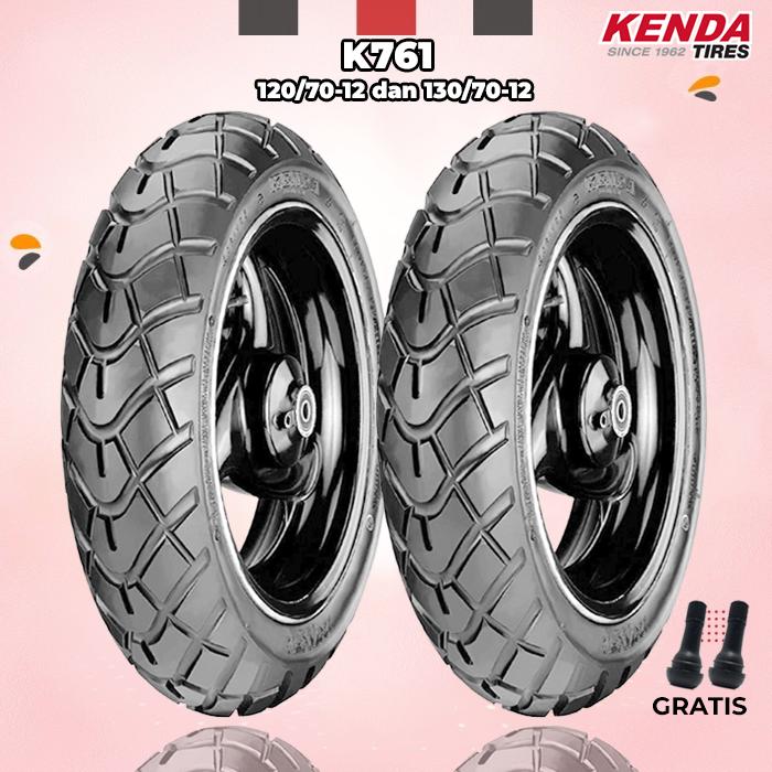 Promo Paket Ban Vespa Matic - KENDA K761 120/70 + 130/70 Ring 12 Tubeless - Kota Depok ...