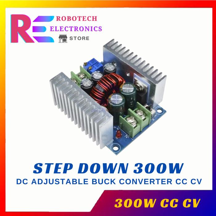 Jual Modul Power Step Down DC 20A 300W Buck Converter DC to DC Adj ...