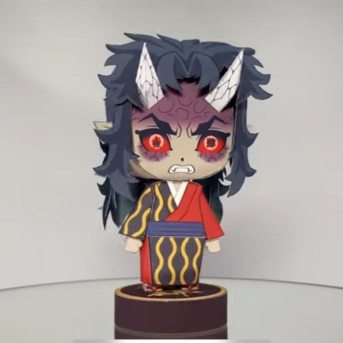 Jual DOMA HANTENGU DEMON SLAYER KIMETSU MINIATUR KERTAS DIY PAPERCRAFT ...