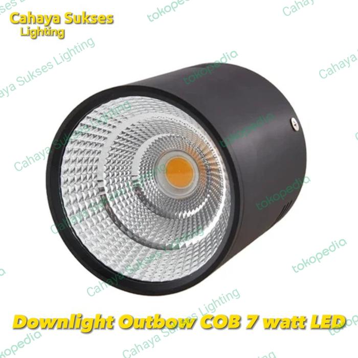 Jual Lampu Downlight Outbow 7 Watt LED COB || Body Hitam & Putih - Jakarta Barat - Cahaya Sukses ...