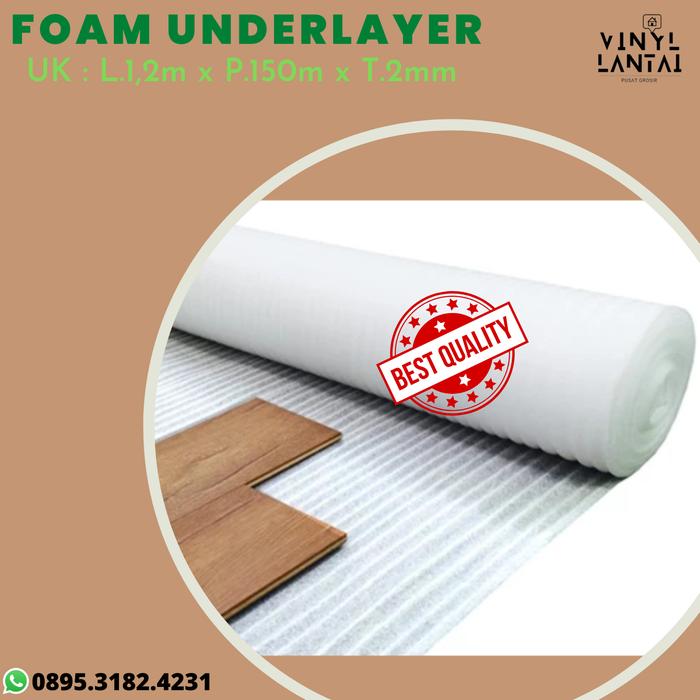 Jual 1 Roll Under layer Foam / Alas Lantai Kayu Parket/Parkit/SPC tebal ...