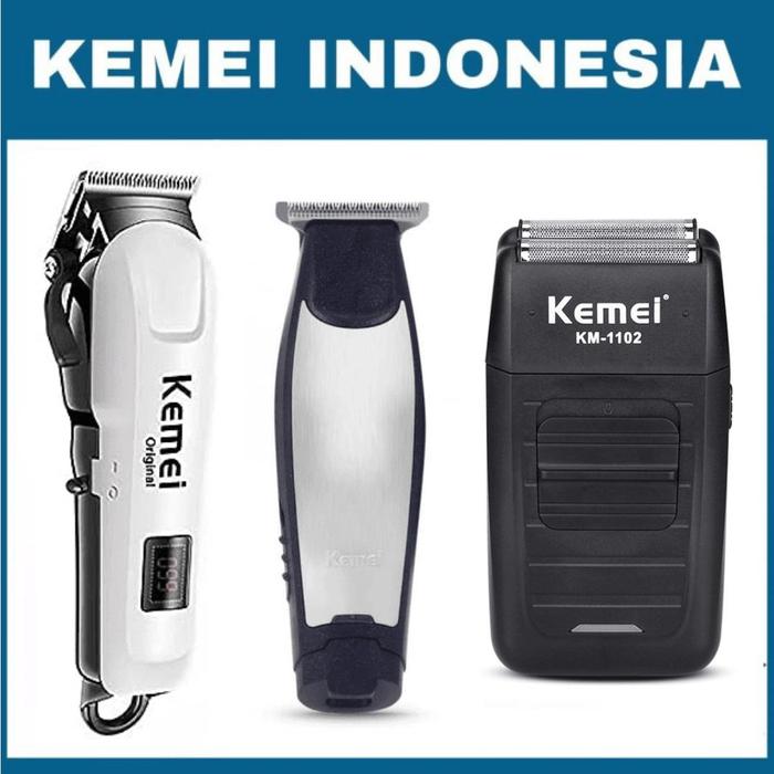 Jual Paket bundling 01 paket mesin cukur rambut kemei kemei 1102 809a 5021 - Kota Bekasi - kemei ...