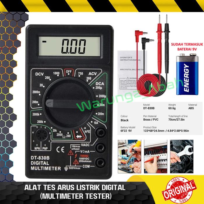 Jual ALAT CEK ARUS LISTRIK MULTIMETER AVOMETER TESTER MULTITESTER ...