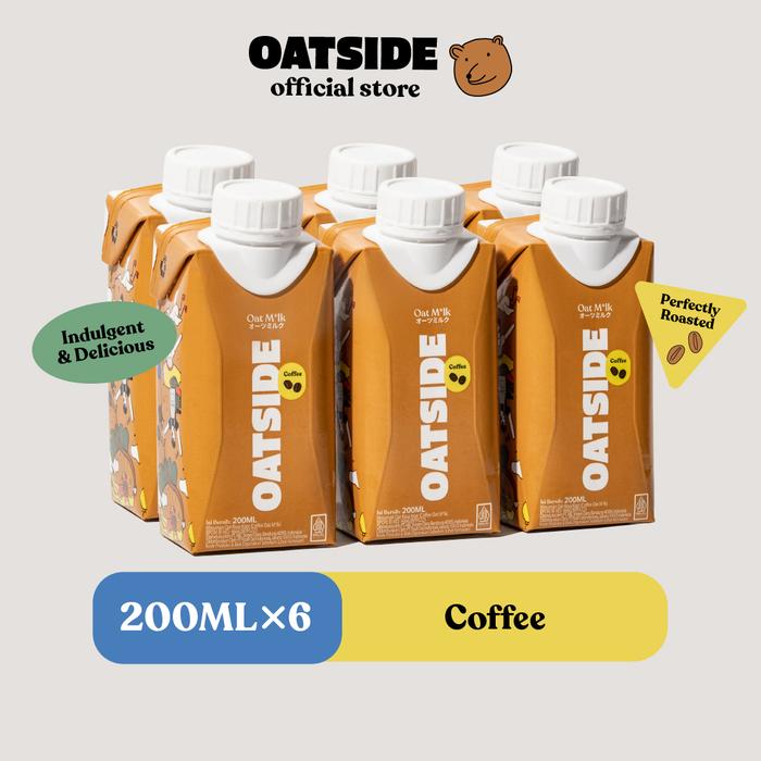 Promo OATSIDE Mini Cap Oat Milk Coffee 200ml (6pcs) (Kemasan Tutup ...