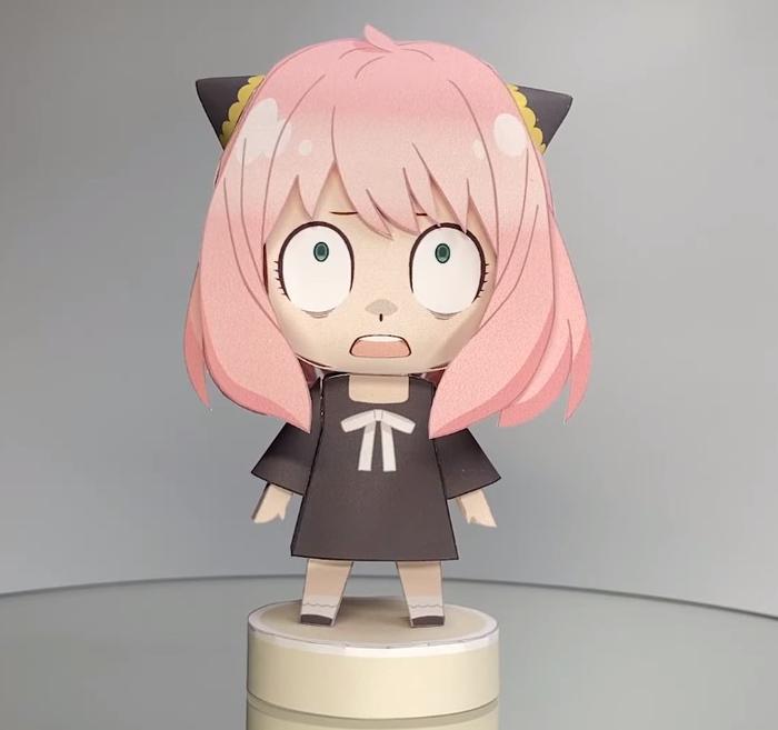 Jual SPY X FAMILY ANIME MANGA MINIATUR KERTAS DIY PAPERCRAFT - becky ...