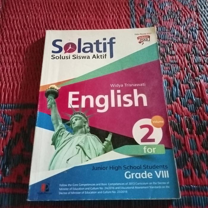 Jual BUKU SOLATIF ENGLISH KELAS 2 SMP PENERBIT MEDIA PRESTASI - Kota ...