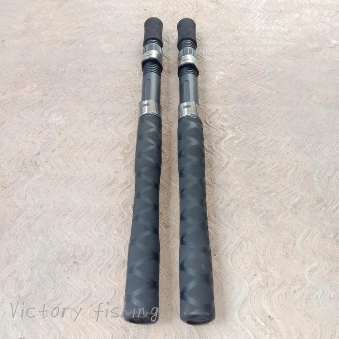 Jual Gagang Joran Pancing Kayu Grip Karet Bakar Mahkota Busa Eva Murah ...