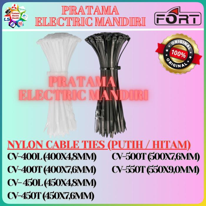 Jual FORT CABLE TIE KABEL TIES CV-400L CV-400T CV-450L CV-450T - CV ...