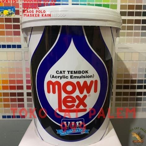 Jual CAT TEMBOK MOWILEX EMULSION VIP PUTIH PRIMA E1000 / WARNA 20L PAIL ...